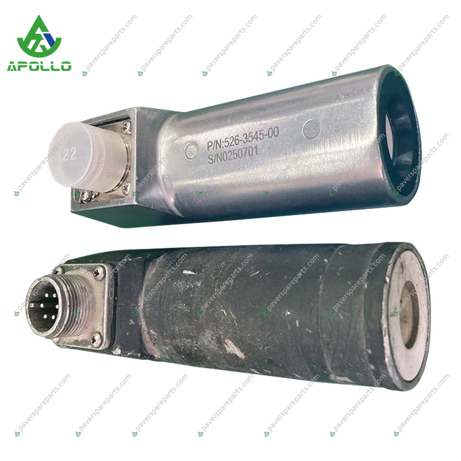 Steel Asphalt Paver Sensor 6 Pins Screw Mouth Asphalt Paver Parts CAT ...